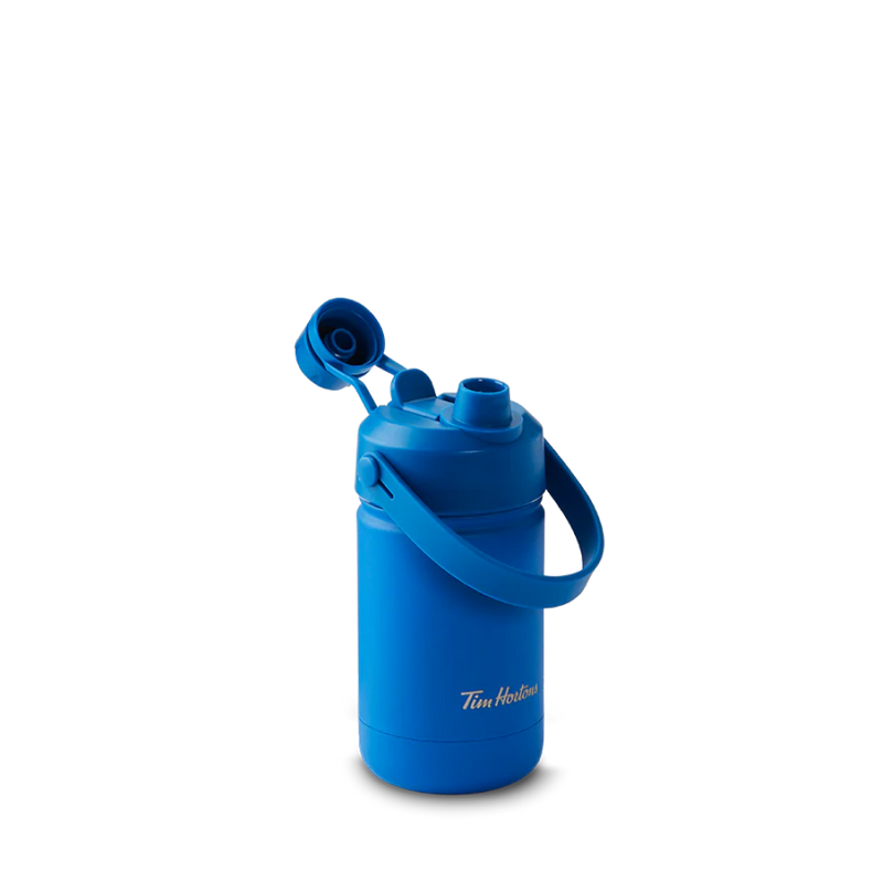 Tim Hortons Water Bottle | 12oz Stainless Steel Water Bottle - Blue ...