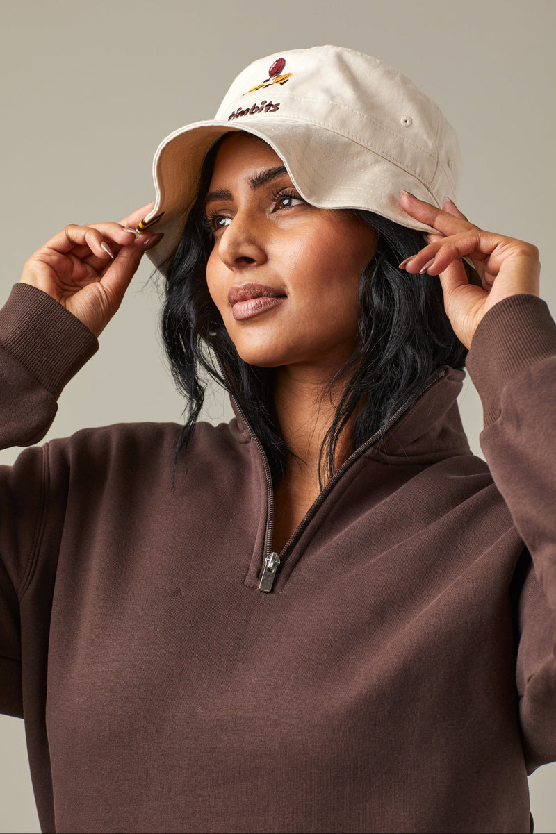 Tim Hortons Bucket Hat | Timbits® Unisex | Beige Lightweight | TimShop