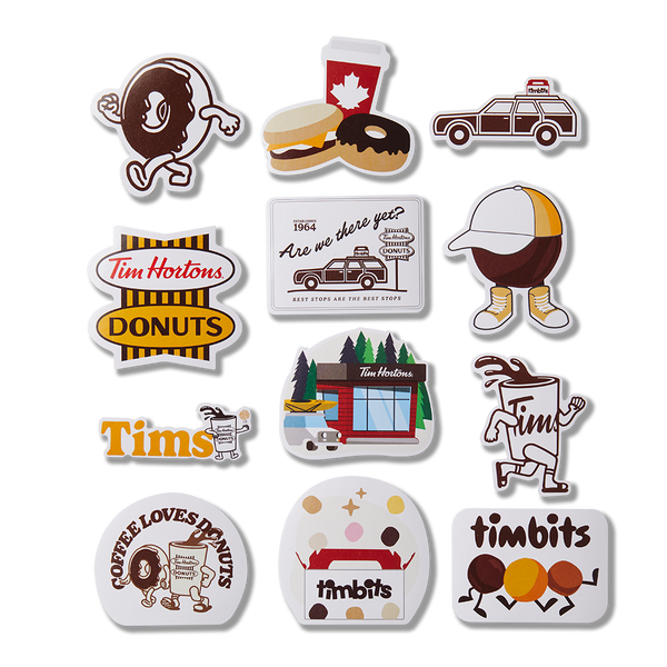 Tim Hortons Sticker Pack | Retro Logo | TimShop