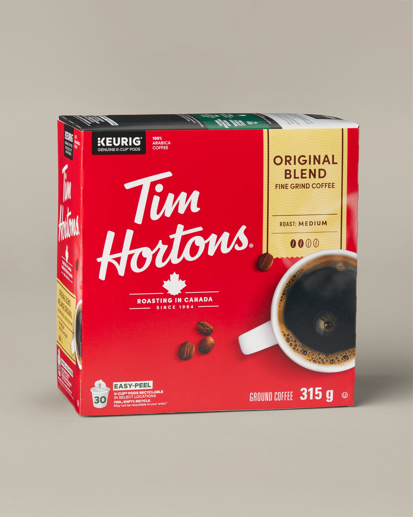 Tim Hortons Coffee | Original Blend Coffee K-Cups - 30 Count | TimShop