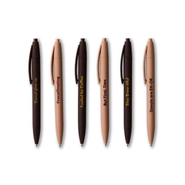 Tim Hortons Pen | Retro Quotes Set of 6 Pens | TimShop