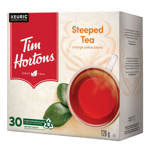 Tim Hortons Tea | Steeped Tea K-Cups - 30 Count | TimShop